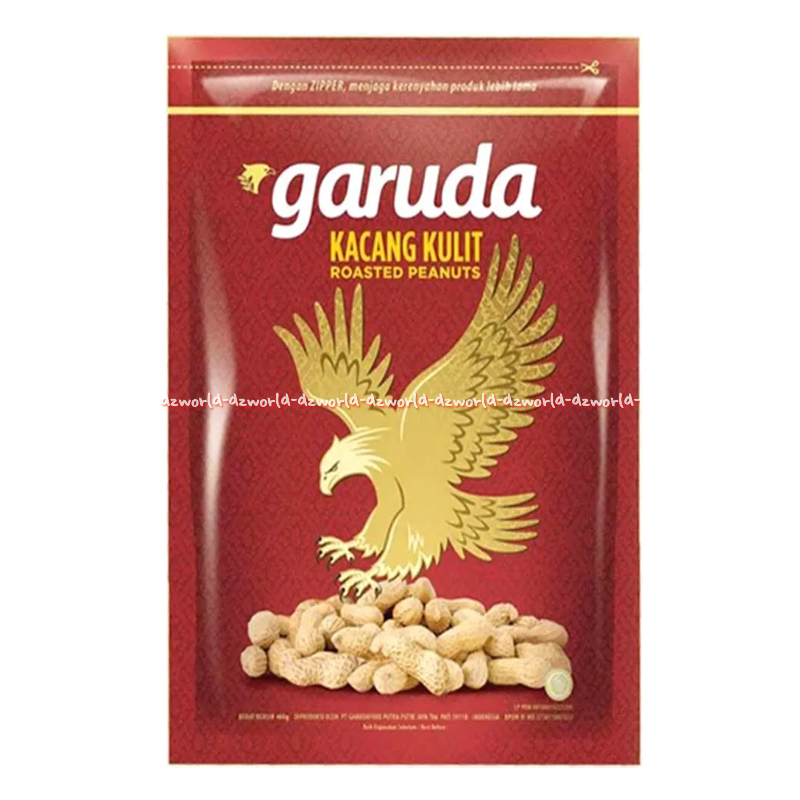 Jual Garuda Kacang Kulit 160gr Roasted Peanuts Cemilan Kacang Garing ...
