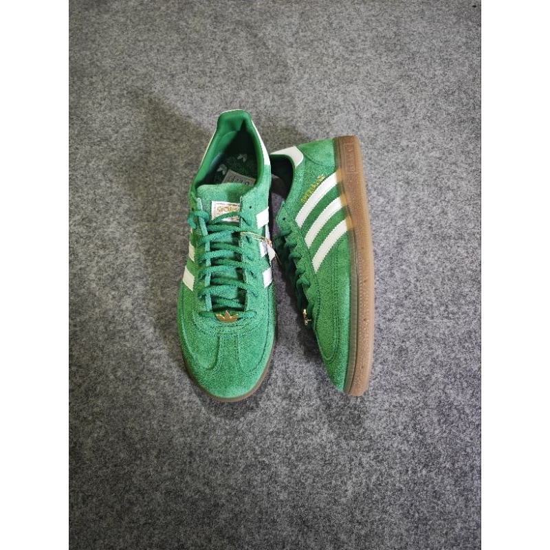 Jual Adidas handball spezial green strip white JH9232 original | Shopee ...