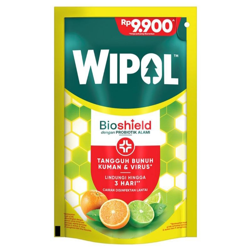 Jual WIPOL Bio Shield Karbol Cairan Disinfektan Pembersih Lantai Refill ...