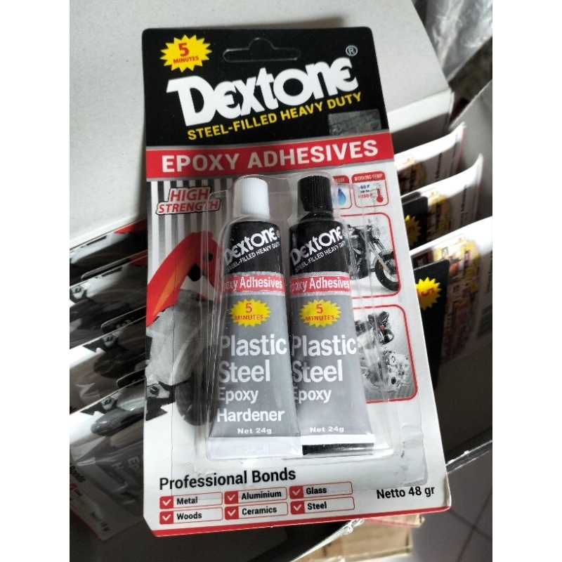 Jual lem besi dexton 5 menit.1 dus isi 12 pcs | Shopee Indonesia