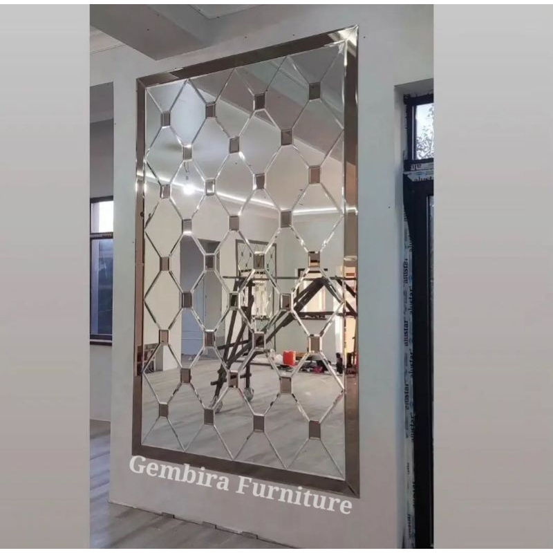 Jual bevel befel cermin molding moulding wall decor hiasan dinding meja ...