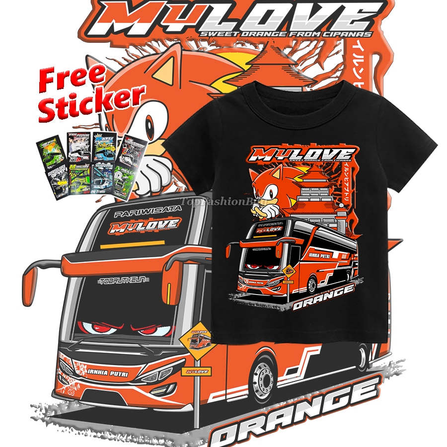 Jual Baju Anak Bus MY LOVE JETBUS 5 Kaos Vektor Bus Telolet Anak Laki-Laki 1-12 Tahun | Shopee ...