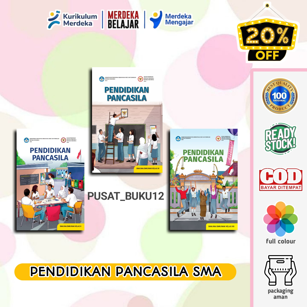 Jual BUKU SISWA PENDIDIKAN PANCASILA KELAS 10,11,12 SMA/MA KURIKULUM MERDEKA - KEMENDIKBUD ...