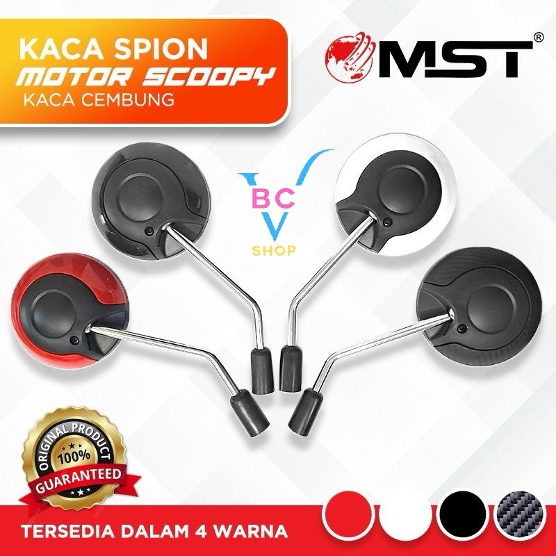 Jual Kaca Spion Motor Honda Scoopy Kaca Cembung MST | Shopee Indonesia