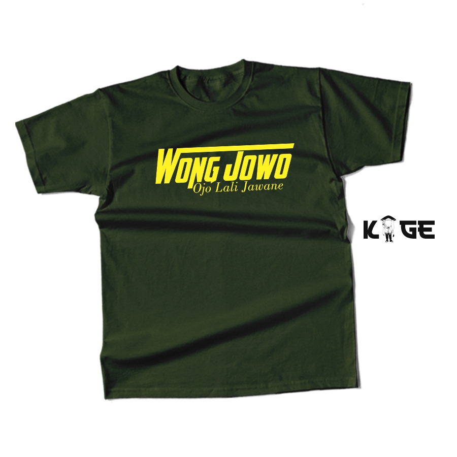 Jual Kaos Baju Distro WONG JOWO OJO LALI JAWANE - Kaos Tulisan Bahasa Jawa Keren KAOS KAGE ...