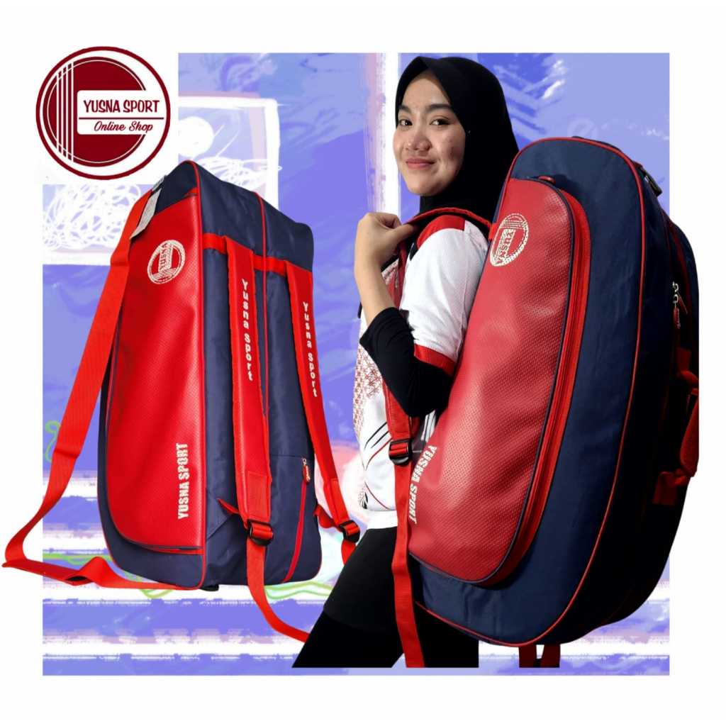 Jual TAS RAKET RANSEL 2R THERMO YUSNA LUCKYHALL TENIS BADMINTON ...