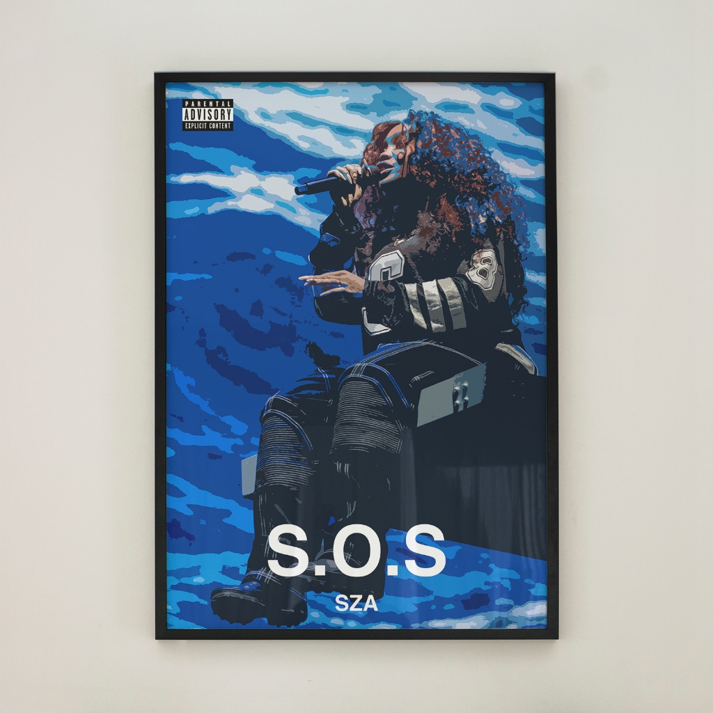 Jual Poster SZA - Album SOS - Poster Bingkai A3 A4 | Shopee Indonesia