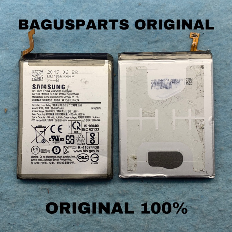 Jual BATERAI BATTERY BATRE BATERAY SAMSUNG GALAXY NOTE 10 PLUS EB-BN972ABU L ORIGINAL COPOTAN ...