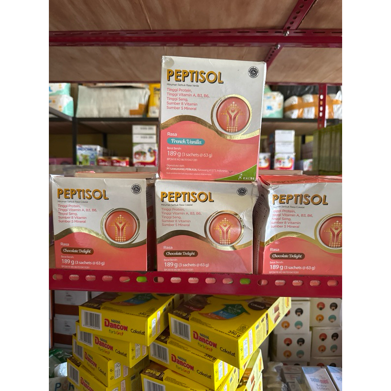 Jual Peptisol Rasa Chocolate Delight French Vanila 189g | Shopee Indonesia