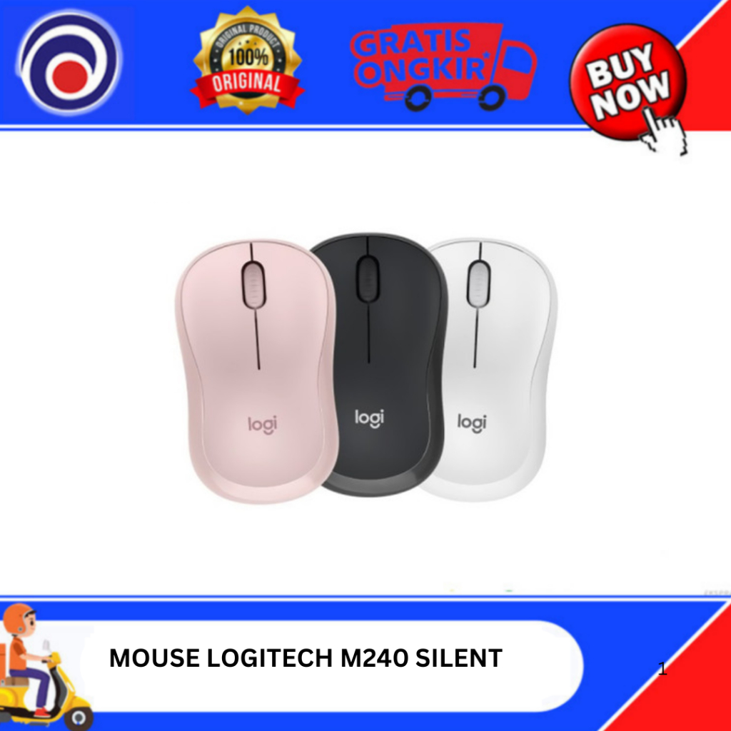 Jual MOUSE LOGITECH M240 SILENT | Shopee Indonesia