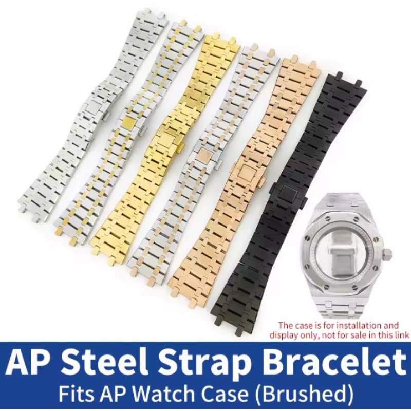 Jual STRAP TALI JAM AP AUDEMARS PIGUET TALI RANTAI JAM AP 26MM | Shopee ...