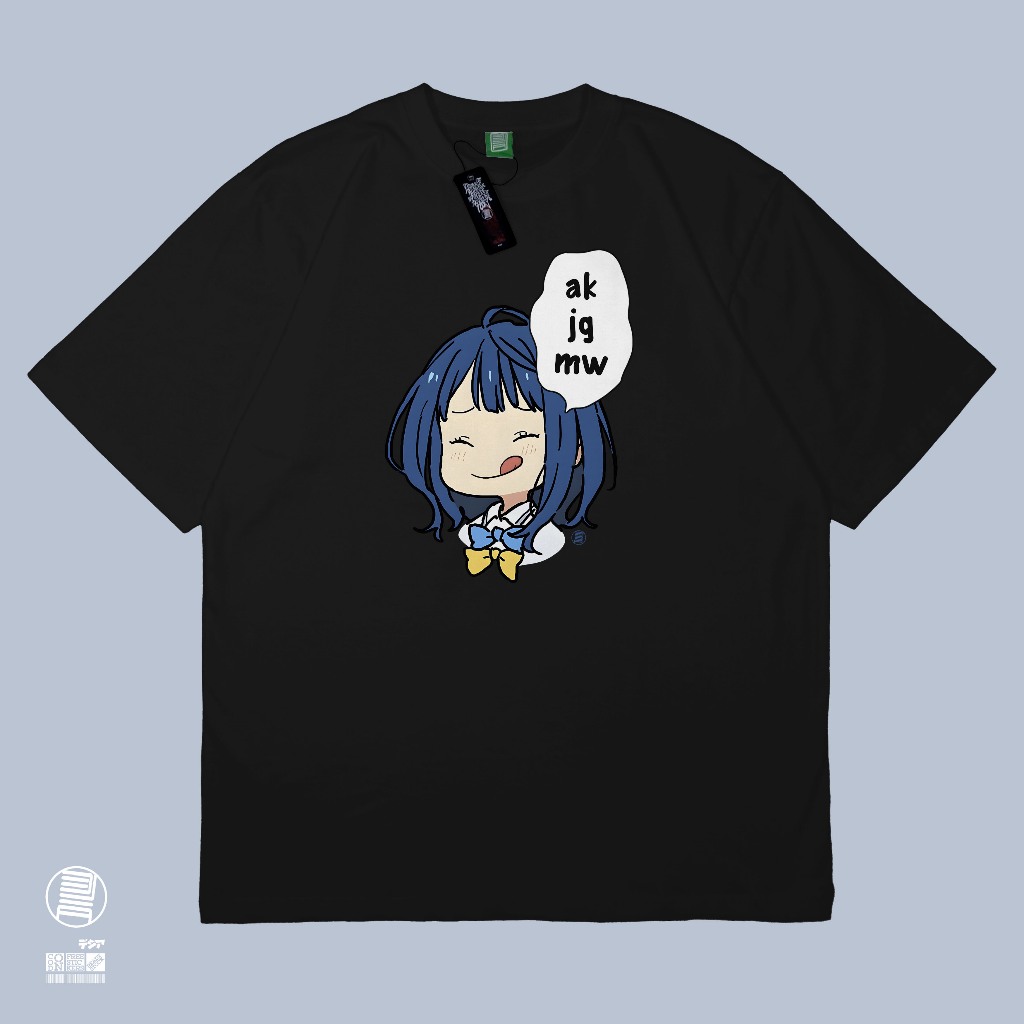 Jual T-Shirt Ak jg mw Anna Yanami Makeine Meme Shitpost Anime Manga ...
