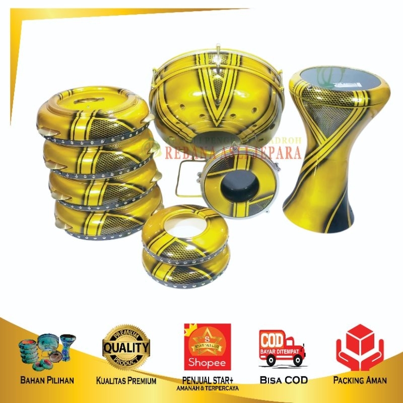 Jual ALAT HADROH FULL SET BAS CEPER, BERKUALITAS | Shopee Indonesia