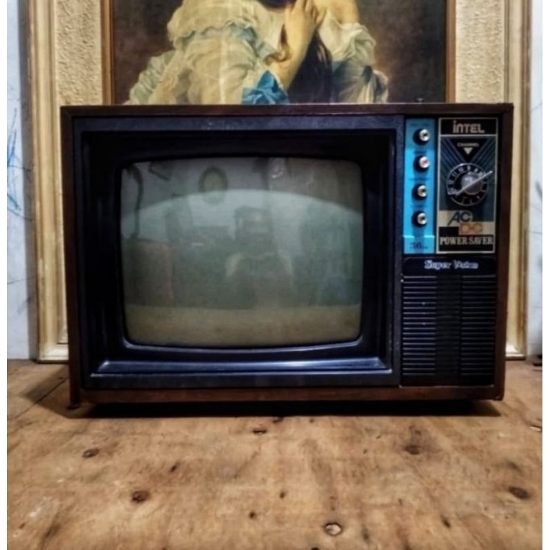 Jual Tv televisi tabung merk intel vintage jadul antik lawas kuno ...
