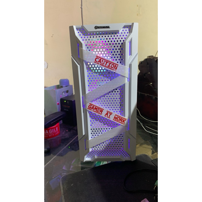 Jual Casing Gaming PC RAPTOR FOTRESS WHITE - TEMPERED GLASS | Shopee ...