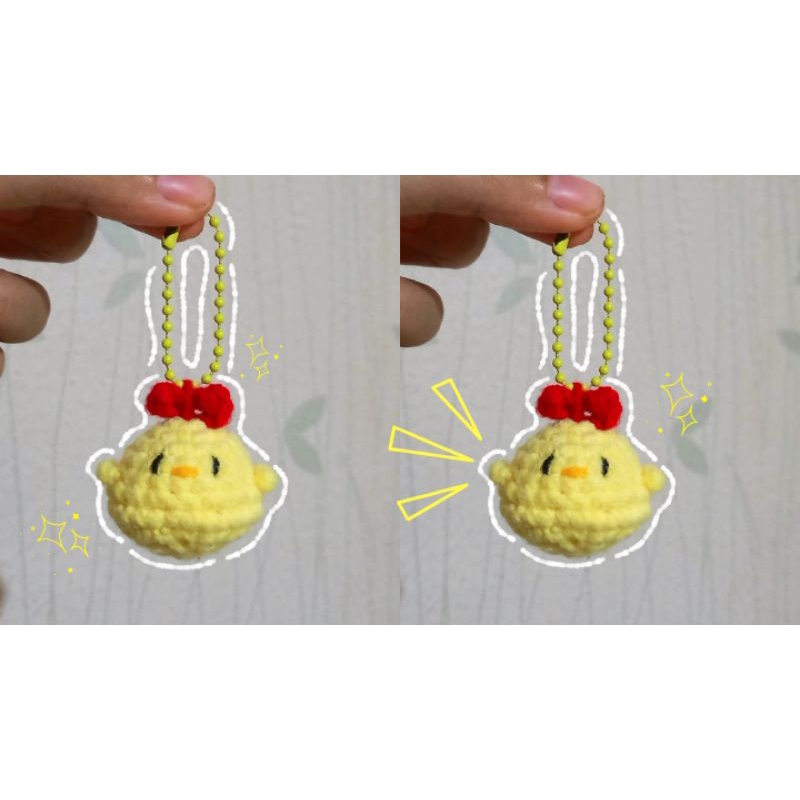 Jual Mini Chick (Amigurumi Keychain) | Shopee Indonesia