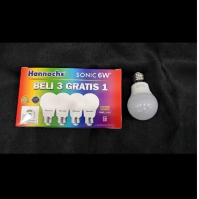 Jual Lampu LED Hannochs Variant Sonic 6 Watt Multipack - Beli 3 GRATIS ...
