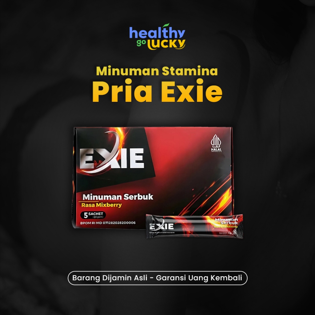 Jual Go Healthy - Minuman Stamina Pria Original EXIE 1Box Kapsul Isi 10 ...
