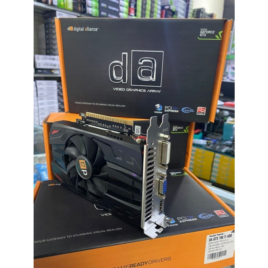 Jual VGA Digital Alliance GTX 750 ti 4GB 128bit I DA Geforce GTX 750 ti ...