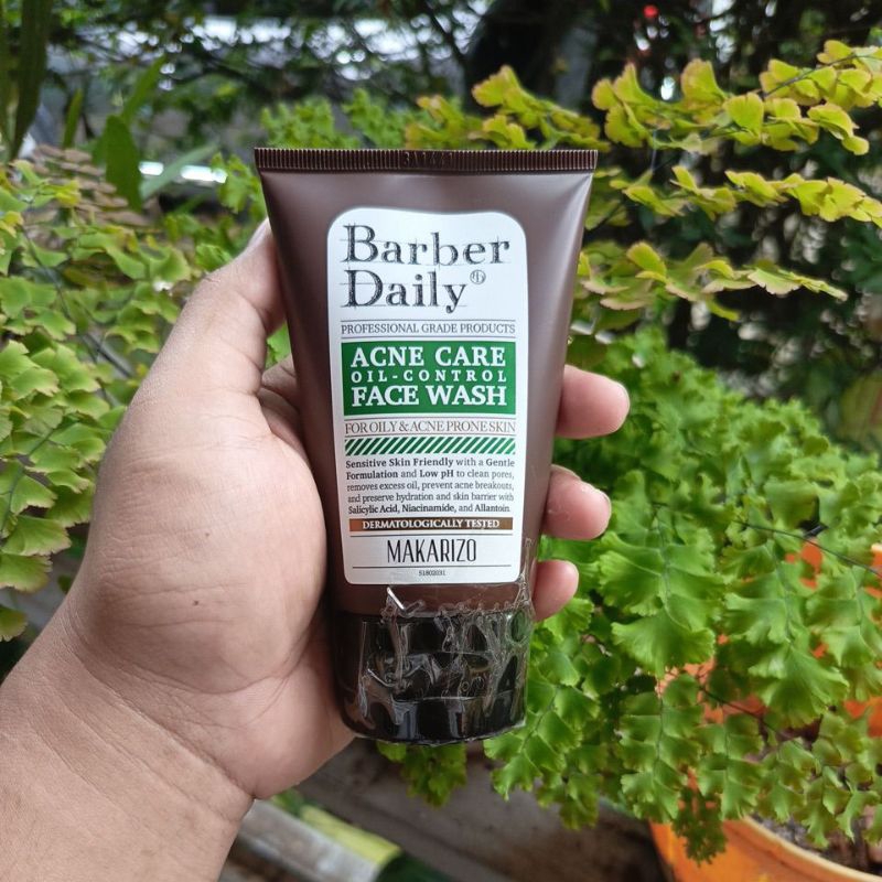 Jual Barber Daily Acne Care & Oil Control Face Wash 100ml | Shopee ...