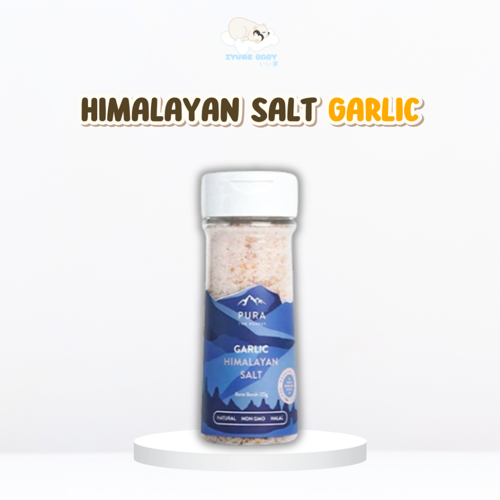 Jual IYUME - Pura Himalayan Salt Garlic (125gr) | Garam Himalaya ...