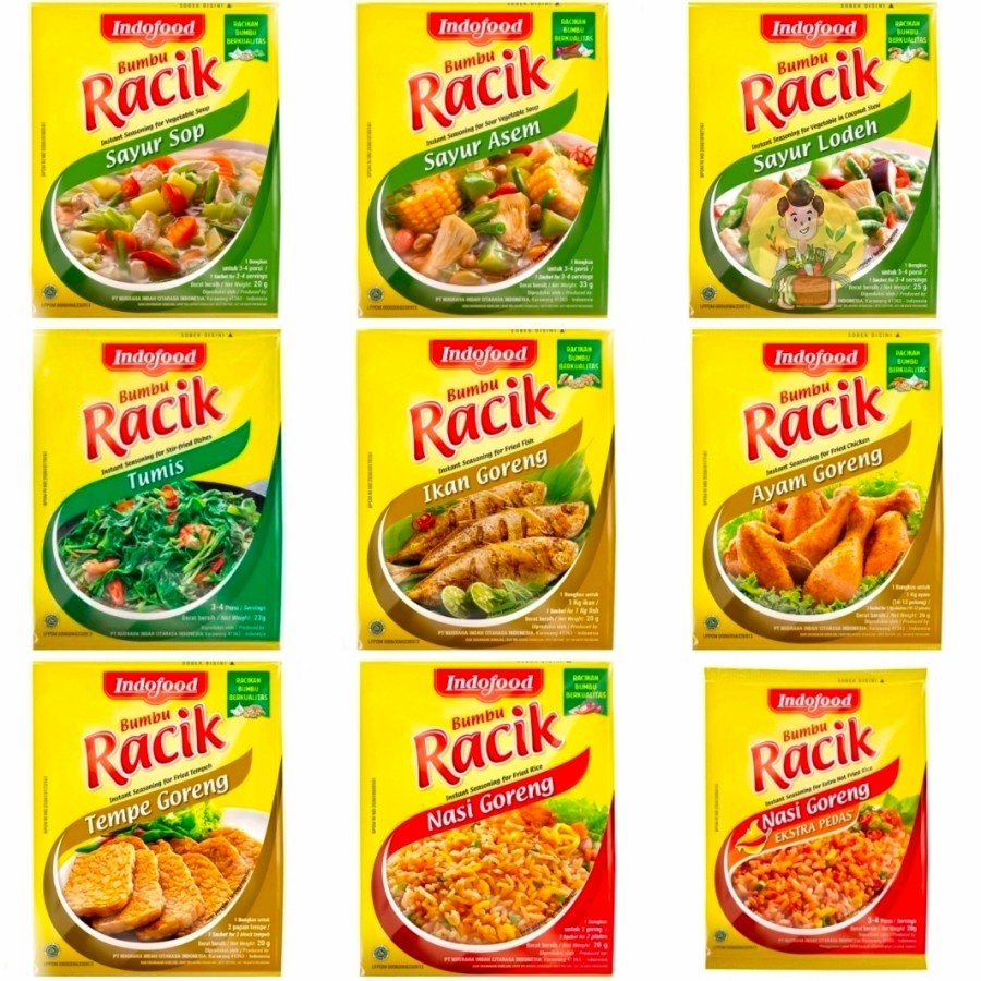 Jual BUMBU RACIK SPECIAL INSTANT INDOFOOD NASI AYAM GORENG SAYUR SOP ...