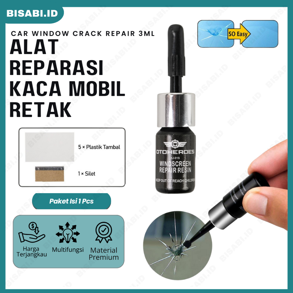Jual Lem Kaca Retak Mobil Retak Panjang Pecah Serba Guna Terbukti Ampuh 100% Original | Shopee ...