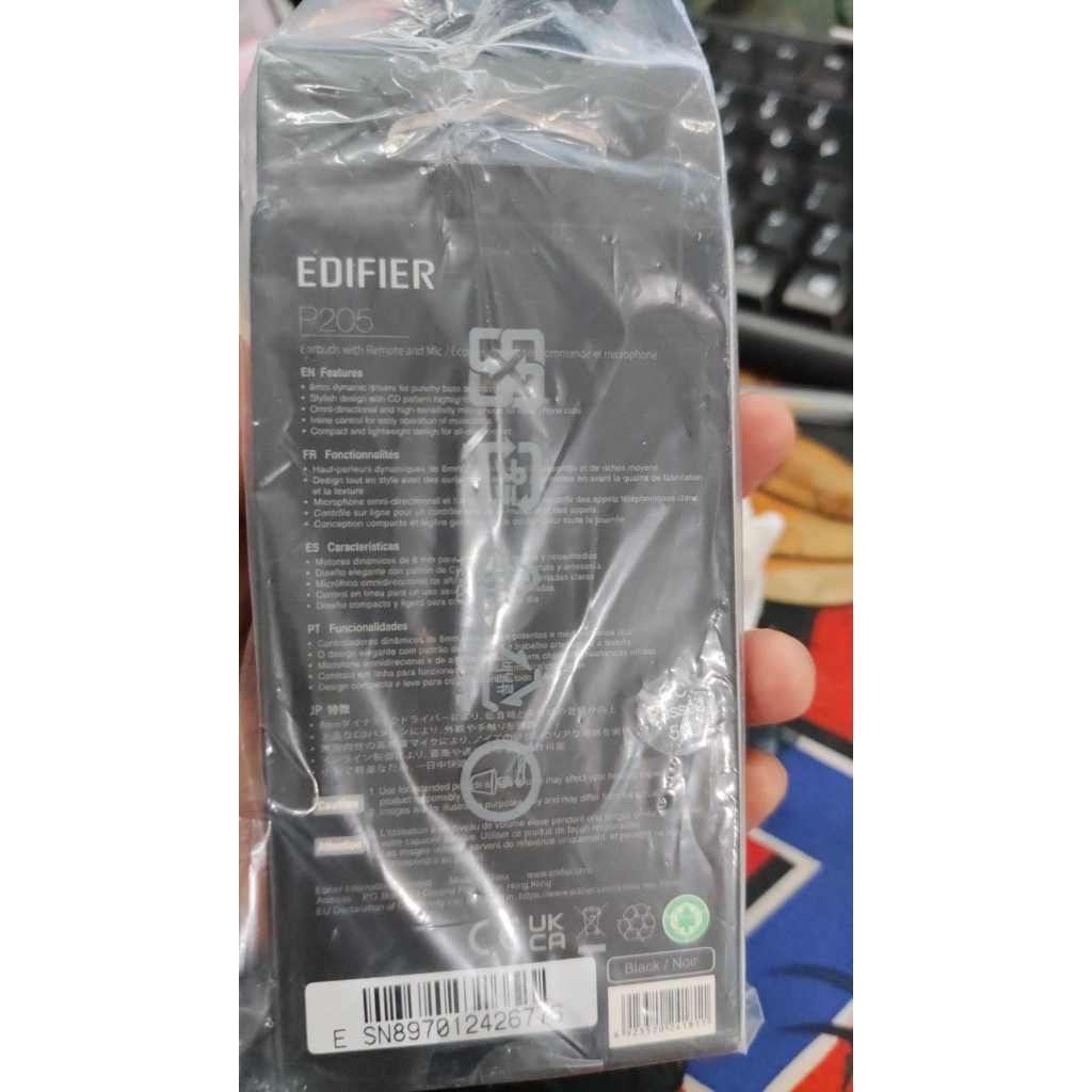 Jual EDIFIER Earphone Semi In-Ear Headset 8mm Super Bass Jack 3.5mm ...