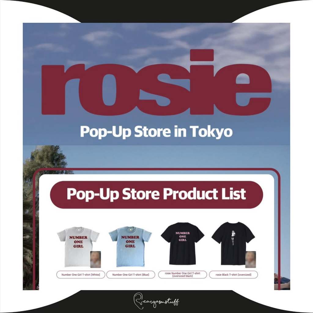 Jual ROSE BLACKPINK ROSIE FIRST STUDIO ALBUM POP UP STORE IN TOKYO ...