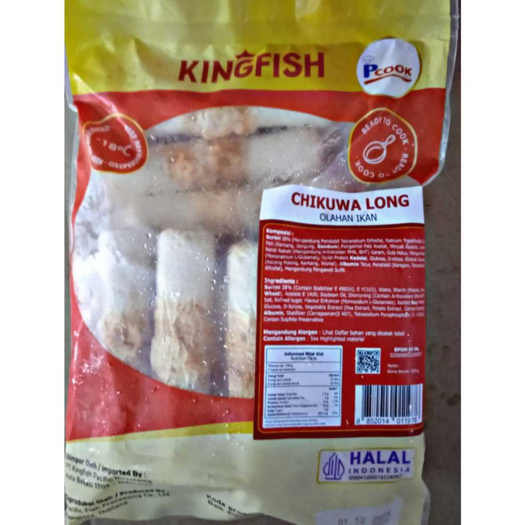 Jual KINGFISH Chikuwa Long 500 Gram | Shopee Indonesia