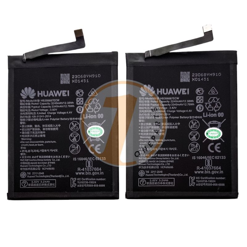 Jual BATTERY BATRE BATERAI HWI NOVA 2I 3I P30 LITE HB356687ECW ORIGINAL | Shopee Indonesia
