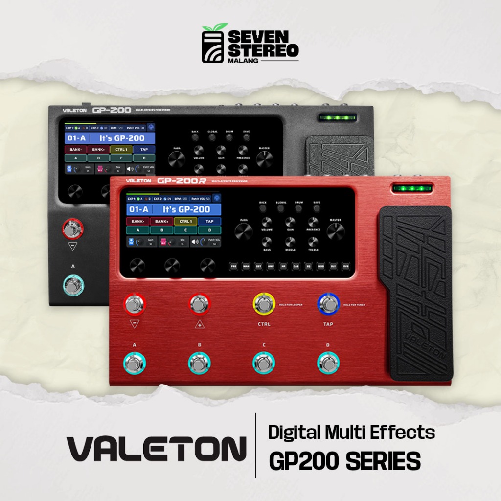 Jual Valeton GP200 GP 200 Multi Effect FX Processor - Efek Digital Gitar Guitar Bass Elektrik ...