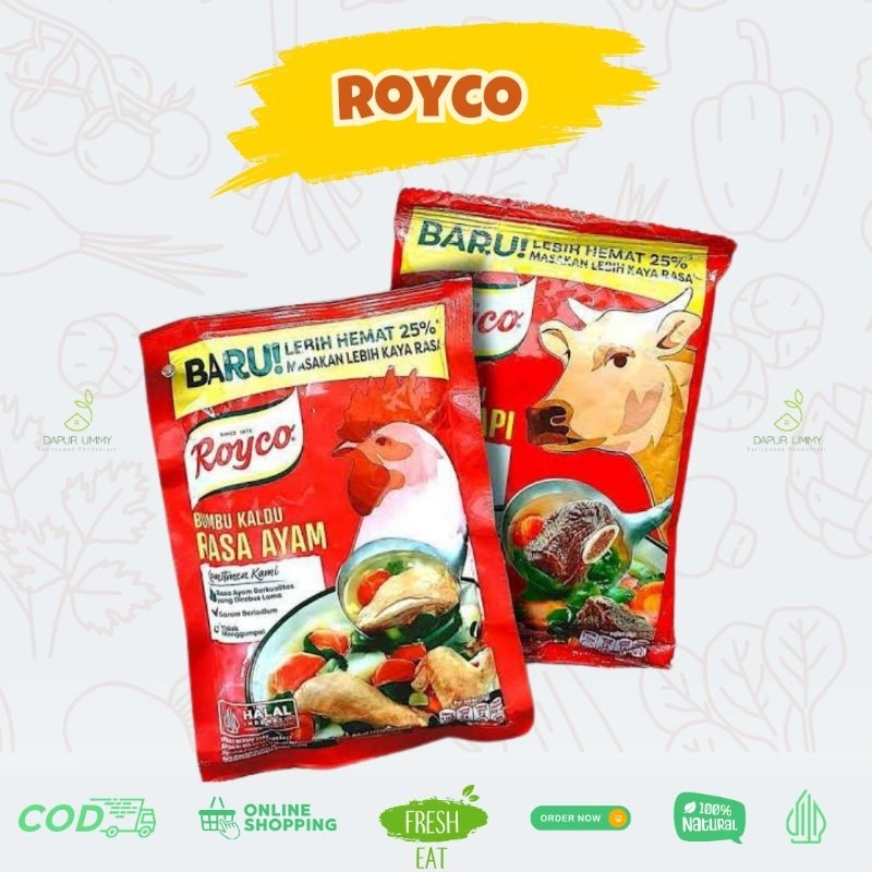 Jual ROYCO | Bumbu Kaldu Ayam dan Sapi 220g | Shopee Indonesia