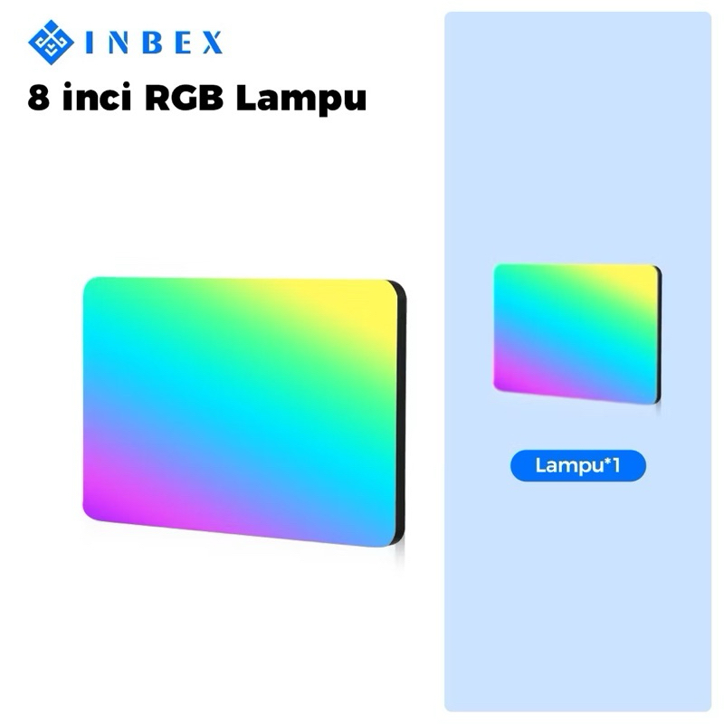 Jual INBEX Lampu RGB LED 8 Inci Lampu ringlight INBEX 8" RGB Color LED ...