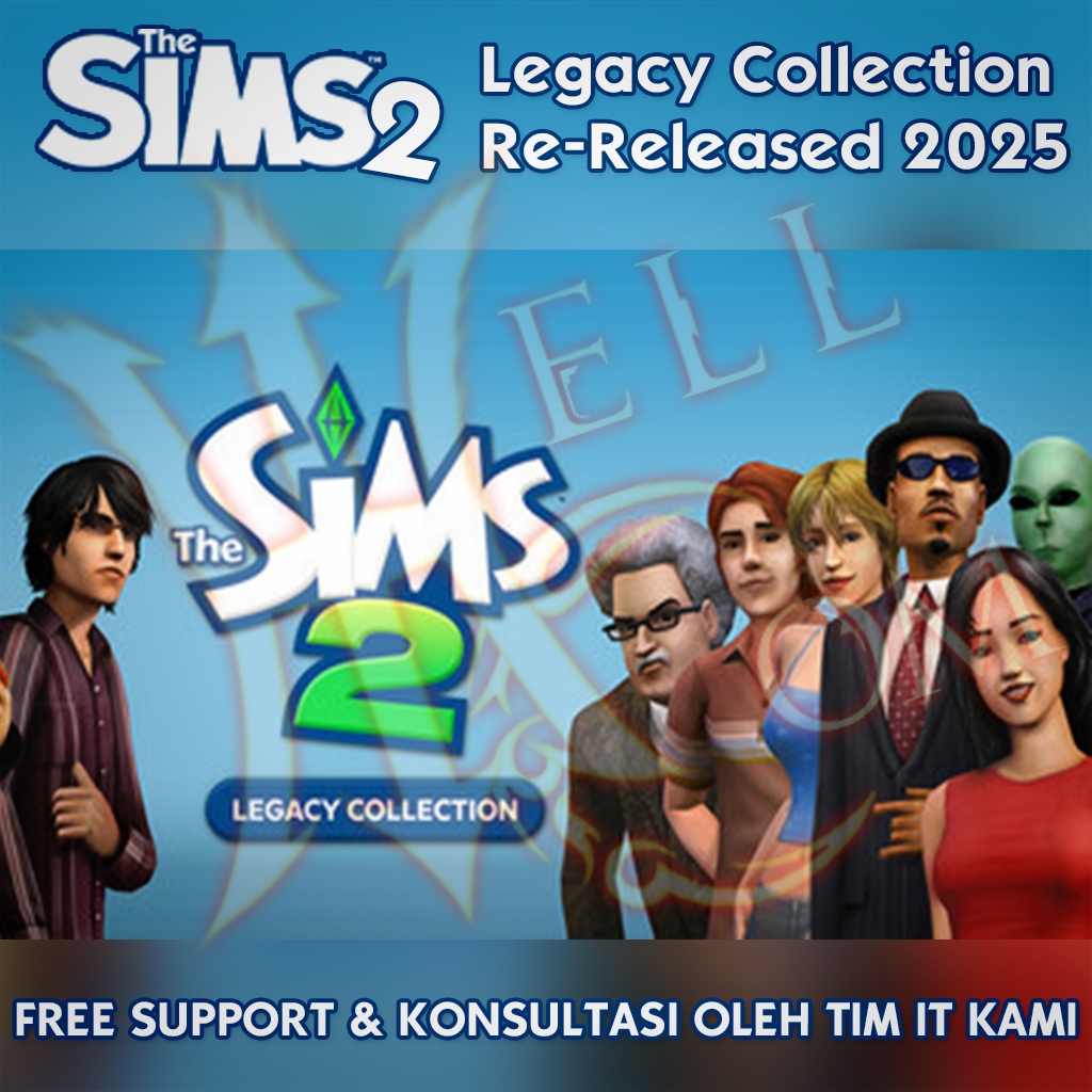 Jual THE SIMS 2 RE-RELEASED 2025 LEGACY EDITION FULLPACK ALL DLC ...