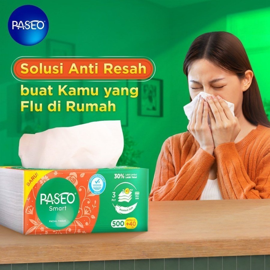 Jual PASEO SMART FACIAL TISUE SOFTPACK 540 PLY | Shopee Indonesia
