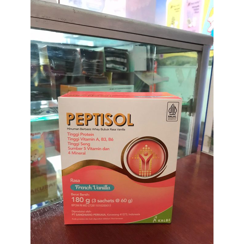 Jual PEPTISOL RASA FRENCH VANILLA ( 180g ) | Shopee Indonesia