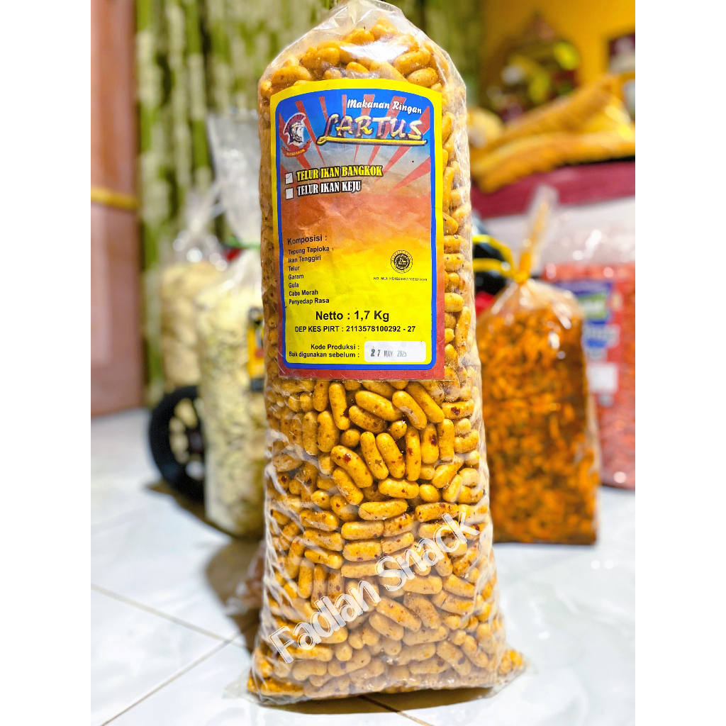 Jual SNACK KILOAN 1 KG PILUS KAPSUL IKAN PEDAS | CEMILAN MURAH | Shopee ...
