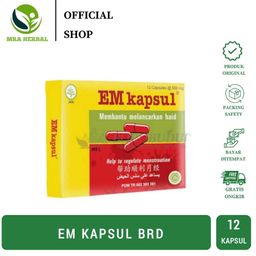 Jual EM Kapsul | EM Capsule | Kapsul Pelancar Haid | EM Kapsul ...