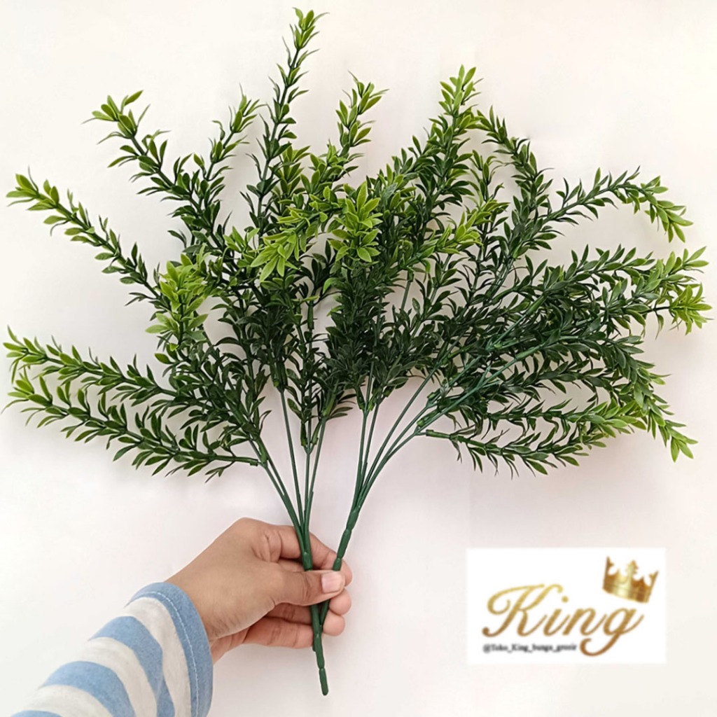 Jual Artificial Rosemary Daun Plastik Hiasan Tanaman Daun Artificial ...