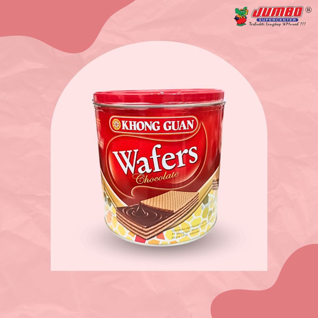Jual Khong Guan Wafer Chocolate Kaleng 600g - Hampers / Snack | Shopee ...