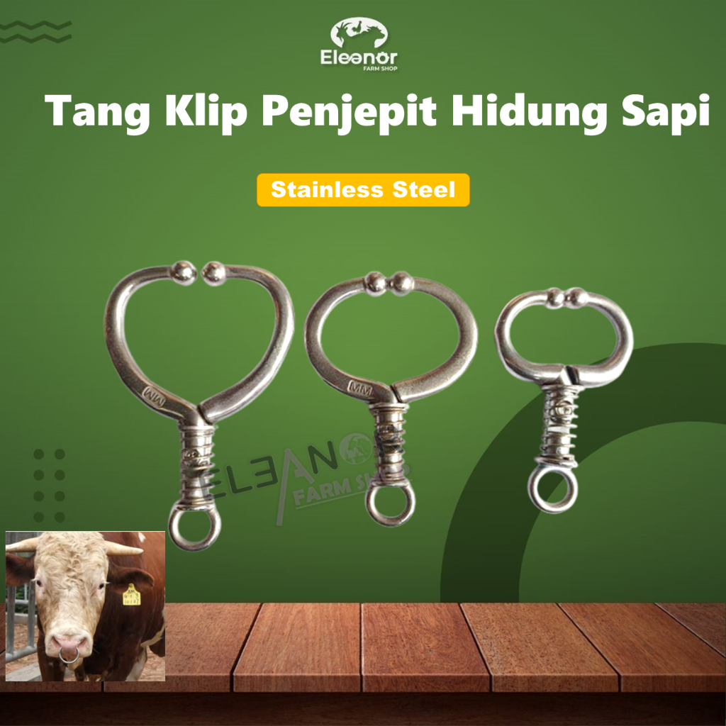 Jual Cincin Keluh Sapi Tang Klip Penjepit Hidung Sapi Cincin Sapi ...