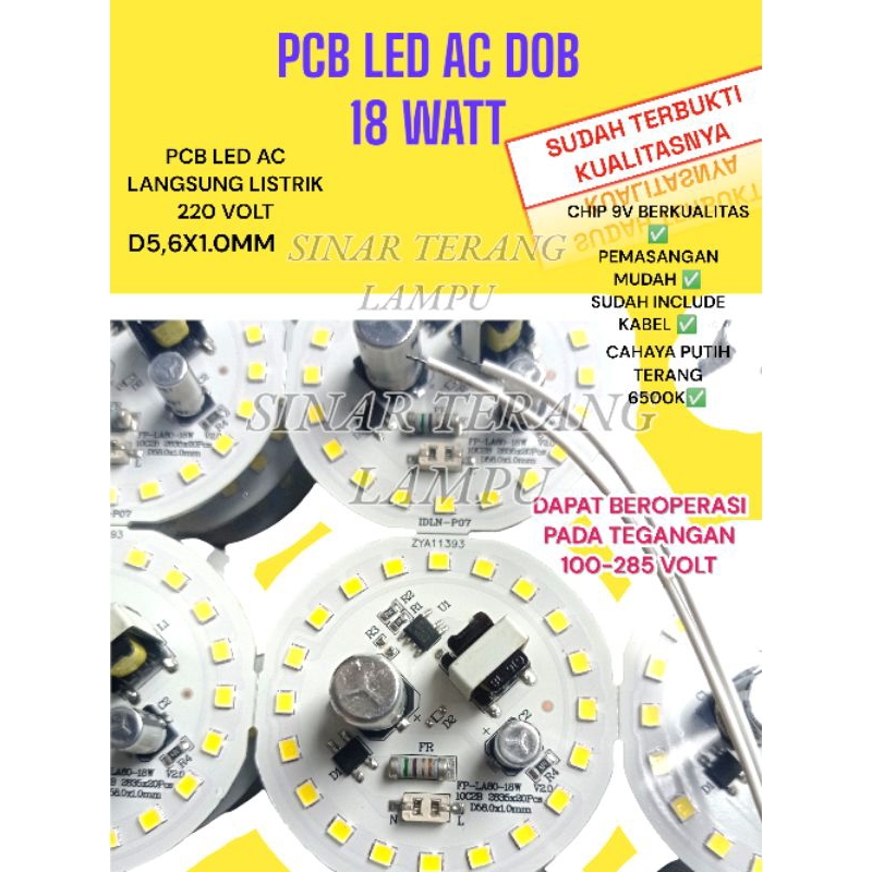 Jual PCB LAMPU LED AC SPAREPART ,MESIN LAMPU LED PHILIPS VISICOM INLITE ...