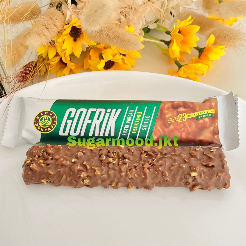 Jual READY STOCK Gofrik Wafer Coklat Isi Kacang Pistachio 33gr Original ...