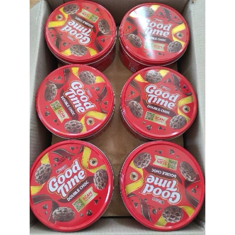Jual [1Dus isi 12 Kaleng] Good Time Double Choc 149 gram dan 256gram ...