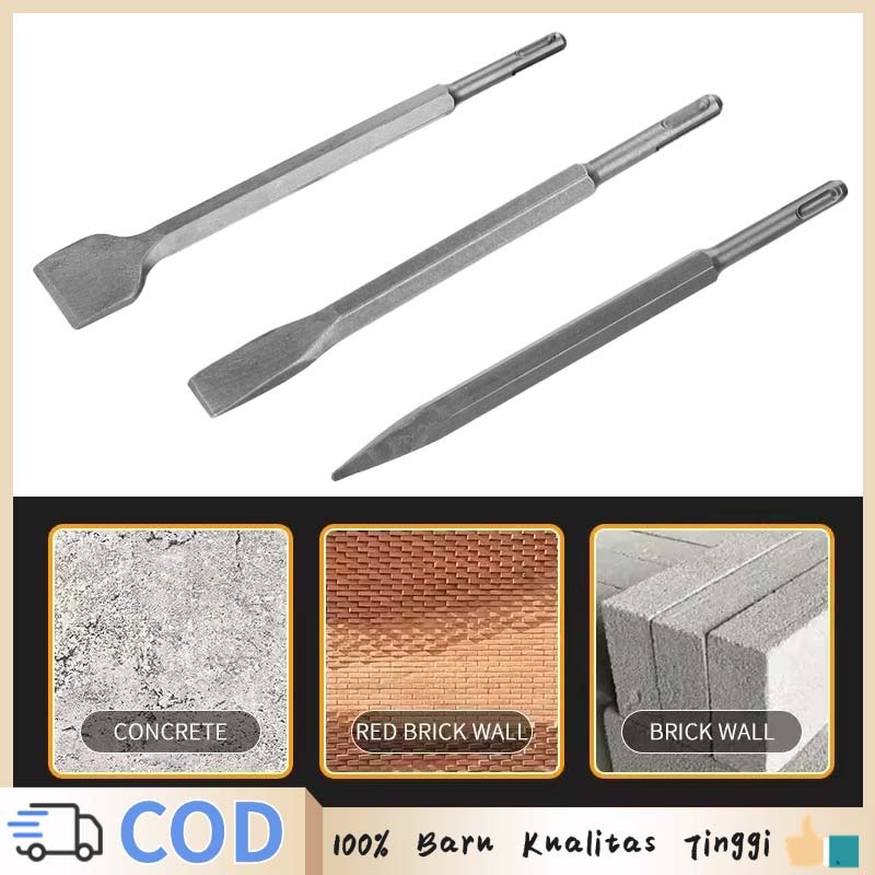 Jual Mata Bor Drill Beton Spesifikasi Tiga Mata Bor Pahat Beton ...