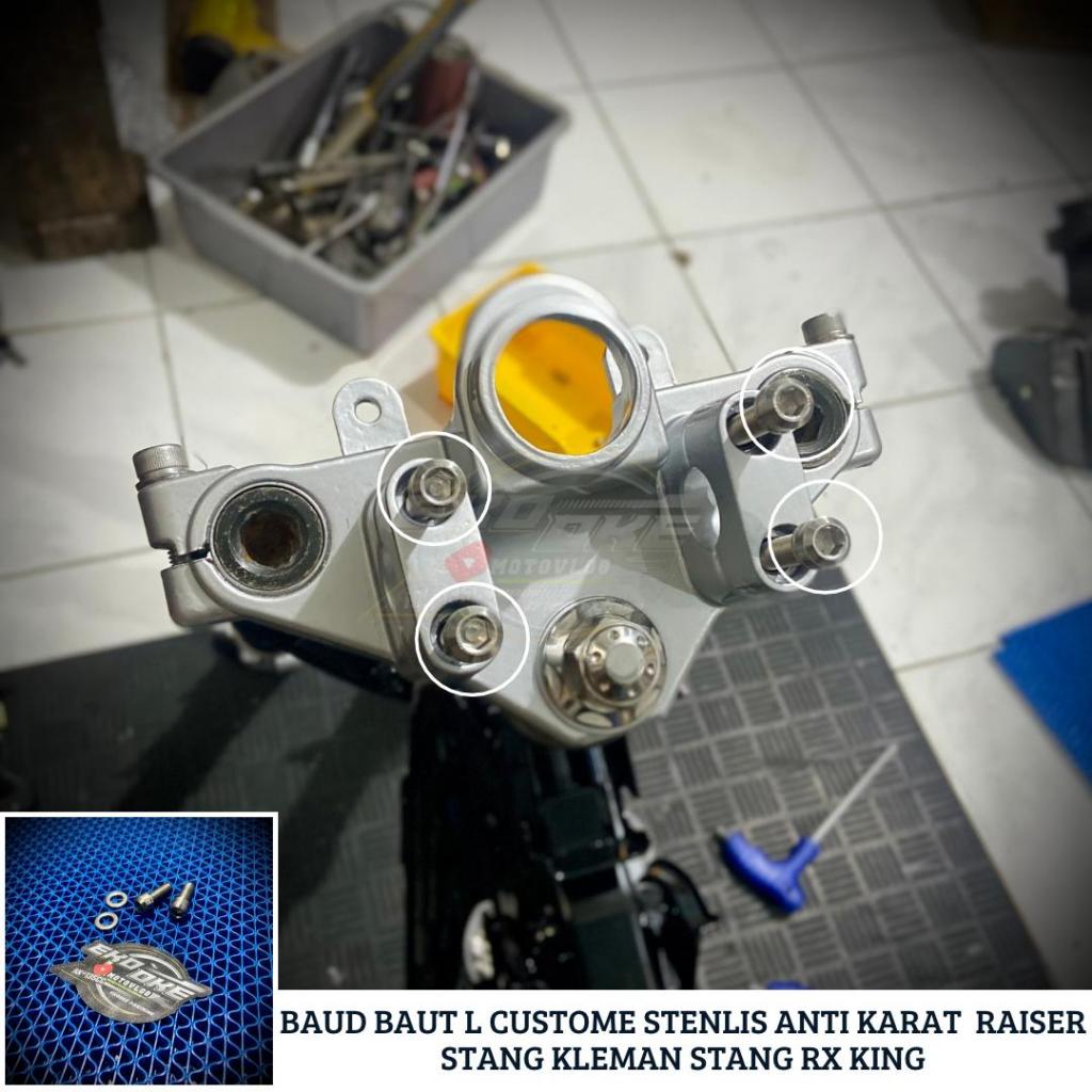 Jual BAUT BAUD L STENLIS CUSTOME ANTI KARAT RAISER STANG RX KING COSTUM ...