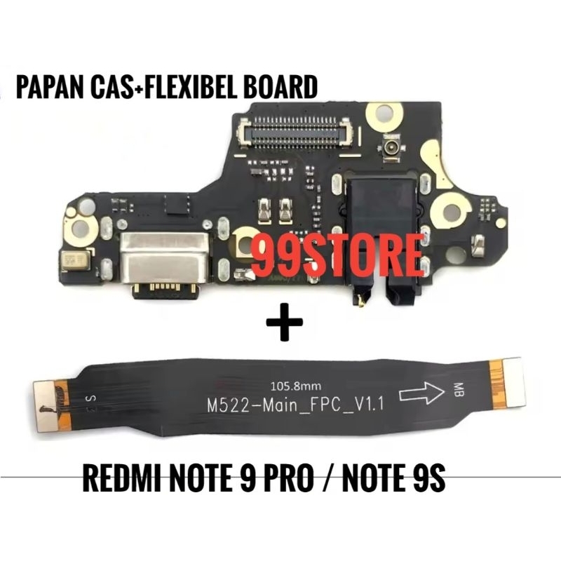 Jual Papan Konektor Cas Redmi Note 9 Pro Note 9S + Flexibel Board Redmi Note 9 Pro Note 9S ...