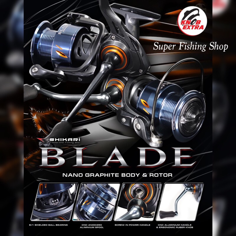 Jual Reel Shikari Blade HG SW Power Handle Nano Graphite Body and Rotor ...