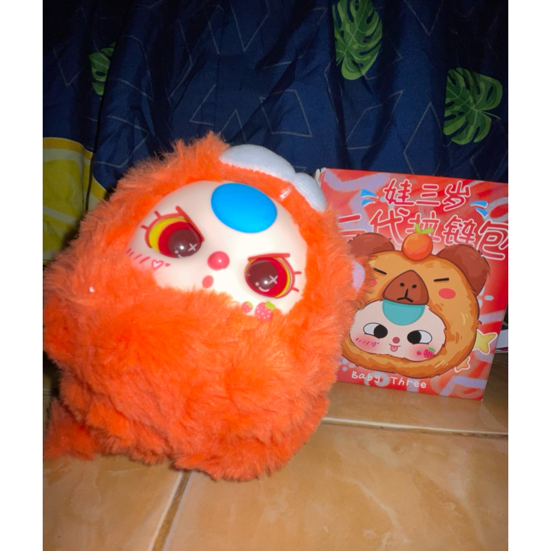 Jual BONEKA BABY THREE V2 OREN Bb3 take me out harimau mata marah ...